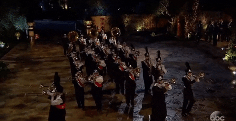 Marching Band Abc GIF by The Bachelorette - Find & Share on GIPHY