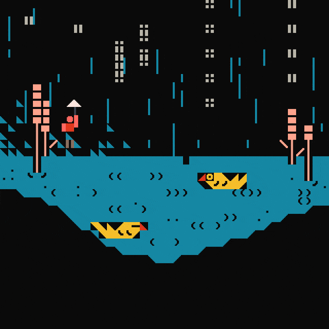 Rain 8Bit GIF by ailadi - Find & Share on GIPHY