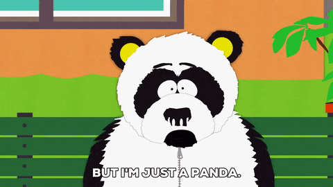 Sad Panda GIF by South Park - Find & Share on GIPHY
