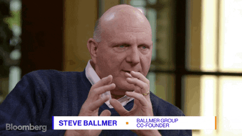 Steve Ballmer Studio 1.0 GIF by Product Hunt - Find & Share on GIPHY