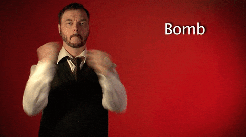 Sign Language Bomb GIF by Sign with Robert - Find & Share on GIPHY