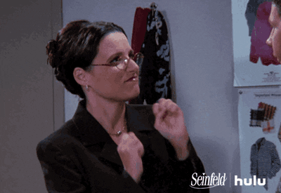 Elaine Benes Seinfeld GIF by HULU - Find & Share on GIPHY