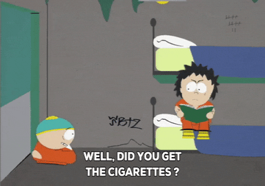 Eric Cartman Cigarettes GIF by South Park - Find & Share on GIPHY