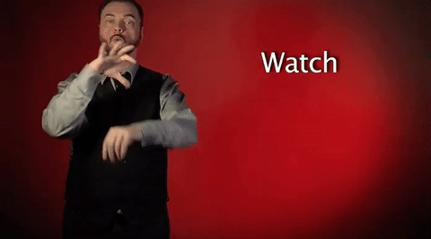 Sign Language Watch GIF by Sign with Robert - Find & Share on GIPHY