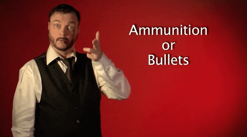 Sign Language Bullets GIF by Sign with Robert - Find & Share on GIPHY