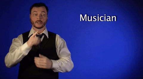 Sign Language Musician GIF by Sign with Robert - Find & Share on GIPHY