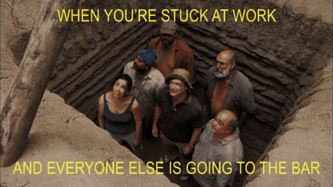 Stuck At Work GIFs - Find & Share on GIPHY
