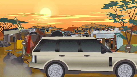 Africa Suv Driving Off GIF by South Park - Find & Share on GIPHY