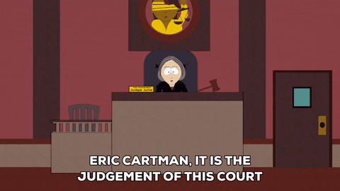 Judge Judgement GIF by South Park - Find & Share on GIPHY