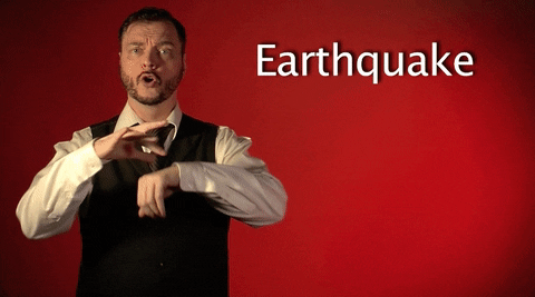 Asl Sign For Earthquake #earthquake #asl #signlanguage #tiktok