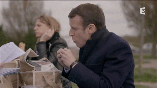 Emmanuel Macron Grimace GIF by franceinfo - Find & Share on GIPHY