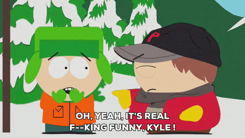 Kyle Broflovski Laughing GIF by South Park - Find & Share on GIPHY