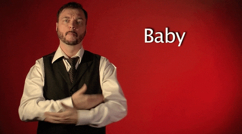 Sign Language Baby GIF by Sign with Robert - Find & Share on GIPHY