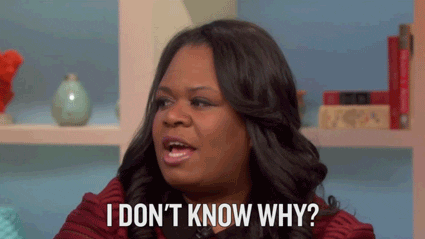 I Don'T Know Why GIF by The Meredith Vieira Show - Find & Share on GIPHY