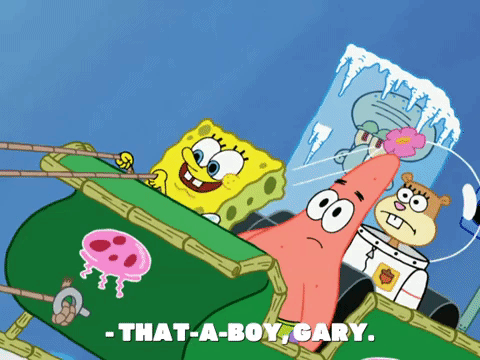 Season 8 Frozen Face-Off GIF by SpongeBob SquarePants - Find & Share on ...