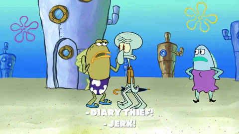 Season 9 Little Yellow Book GIF by SpongeBob SquarePants - Find & Share ...