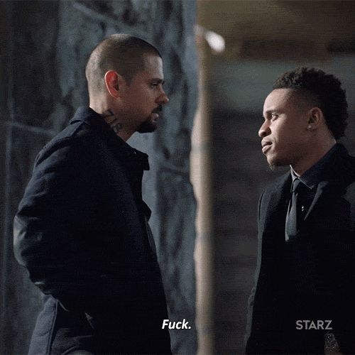 Angry Power Starz GIF by Power - Find & Share on GIPHY