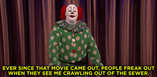 Clowns GIF by Team Coco - Find & Share on GIPHY