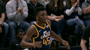 Donovan Mitchell Clapping GIF by NBA - Find & Share on GIPHY