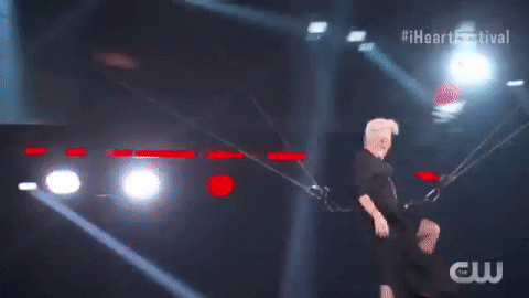 Flying P!Nk GIF by iHeartRadio - Find & Share on GIPHY