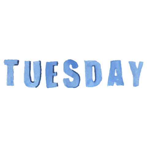 Tuesday Sticker by leeamerica for iOS & Android | GIPHY