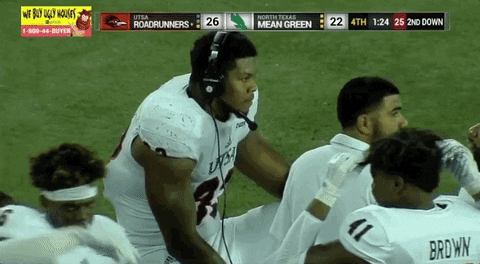 Utsa Roadrunners Football GIF by UTSA Athletics - Find & Share on GIPHY