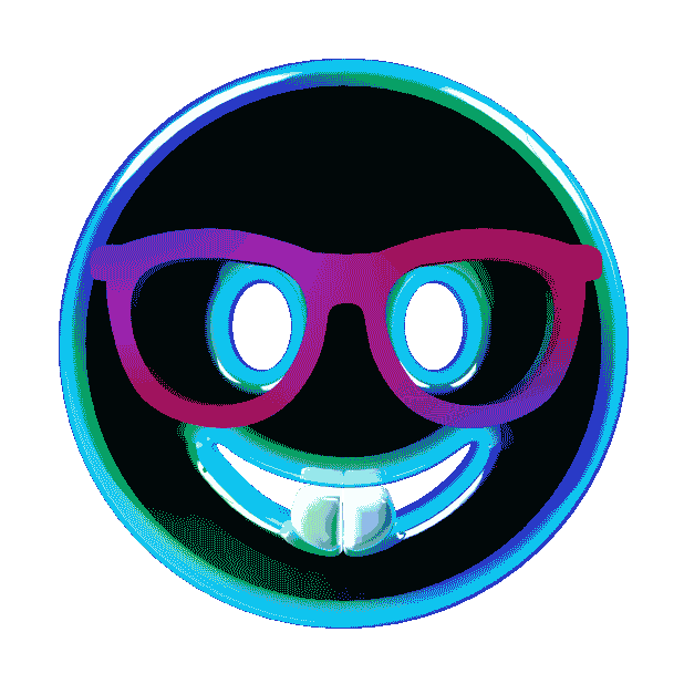 Nerd Emoji Sticker by VALERIS for iOS & Android | GIPHY