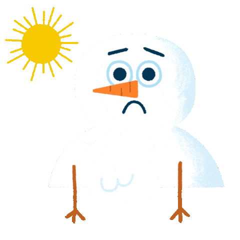 Summer Melting Sticker by Mauro Gatti for iOS & Android | GIPHY