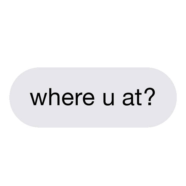 Interactive Where Are You Sticker by joeburger for iOS & Android | GIPHY