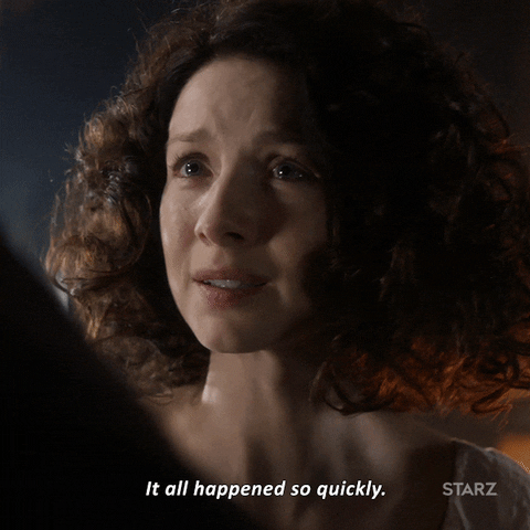 Shocked Season 3 GIF by Outlander - Find & Share on GIPHY