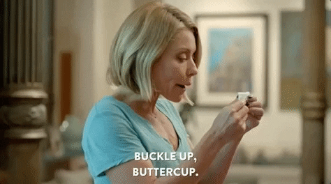Kelly Ripa Buckle Up Buttercup GIF by Broad City - Find & Share on GIPHY
