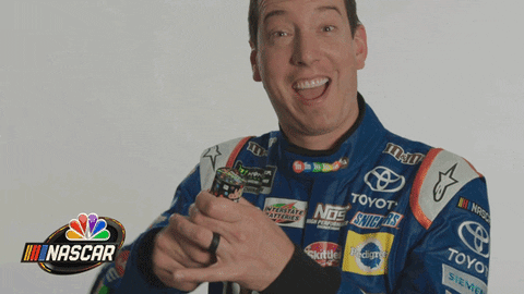 Celebrate Kyle Busch GIF by NASCAR on NBC - Find & Share on GIPHY