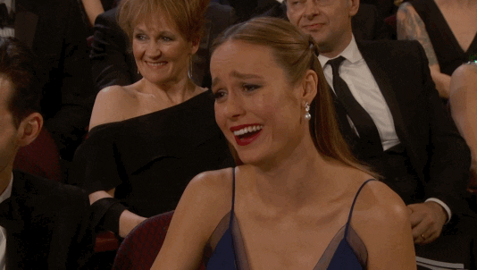 Brie Larson Laughing GIF by The Academy Awards - Find & Share on GIPHY