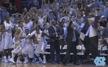 Carolina Basketball Win GIF by UNC Tar Heels - Find & Share on GIPHY