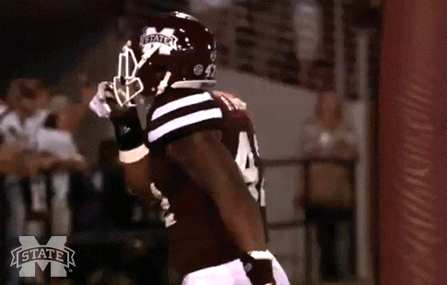 Eat Bulldog Football GIF by Mississippi State Athletics - Find & Share ...