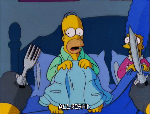 Scared Homer Simpson GIF - Find & Share on GIPHY