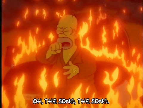 Burning Homer Simpson GIF - Find & Share on GIPHY