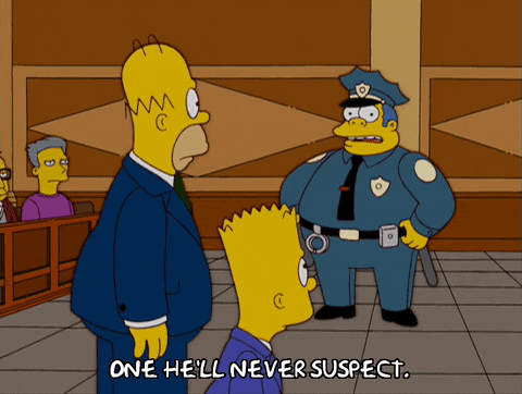 Homer Simpson Cop GIF - Find & Share on GIPHY