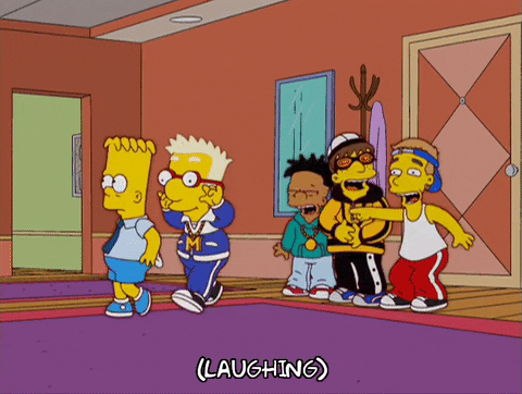 Bart Simpson Laughing GIF - Find & Share on GIPHY