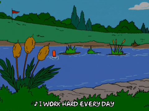 Bart Simpson River GIF - Find & Share on GIPHY