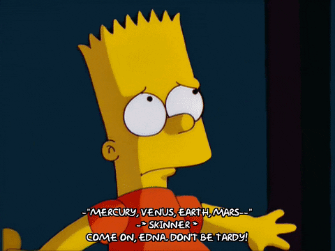 Scared Bart Simpson GIF - Find & Share on GIPHY