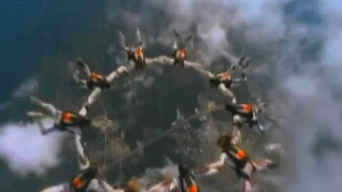 Skydiving GIF - Find & Share on GIPHY