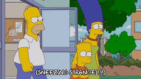 Homer Simpson Sneezing GIF - Find & Share on GIPHY