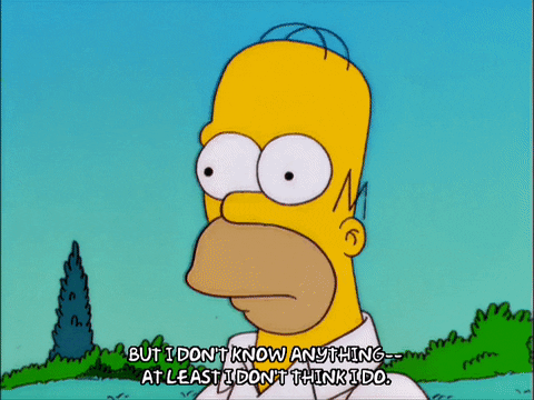 Confused Homer Simpson GIF - Find & Share on GIPHY
