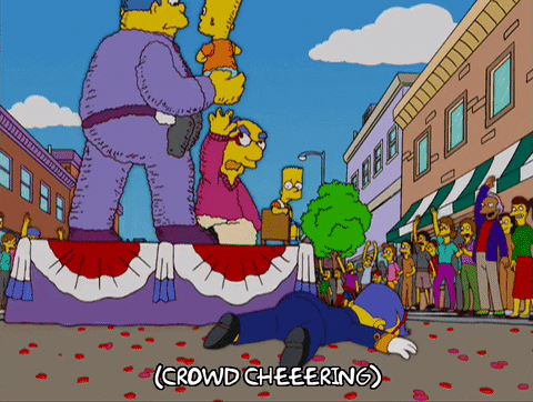 Bart Simpson Cheer GIF - Find & Share on GIPHY