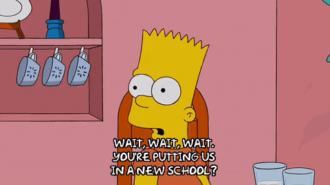 Bart Simpson School GIF - Find & Share on GIPHY
