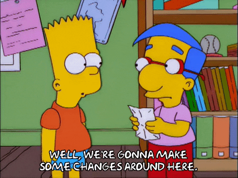 Bart Simpson School GIF - Find & Share on GIPHY