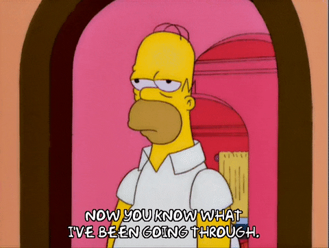 Tired Homer Simpson GIF - Find & Share on GIPHY