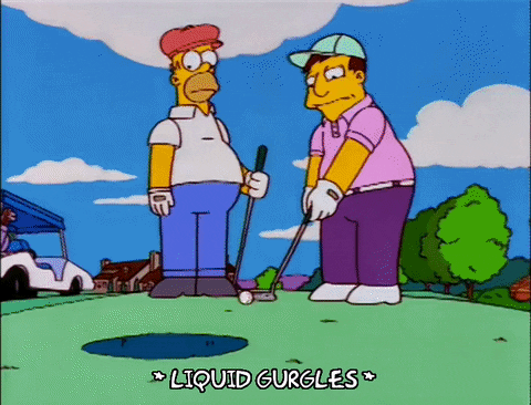 Golfing Homer Simpson GIF - Find & Share on GIPHY