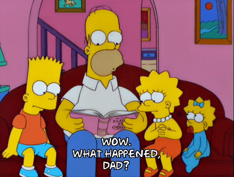 Homer Simpson Reading GIF - Find & Share on GIPHY